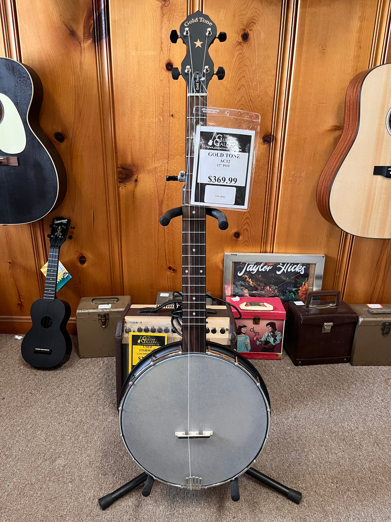 Gold Tone AC-12 - 12-inch Acoustic Composite 5-string Open-back Banjo ...