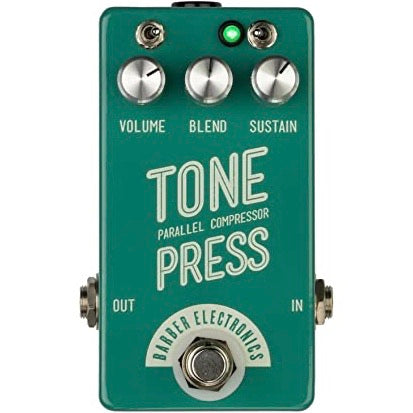 Barber Electronics Tone Press Compressor Pedal $129.89 – Guitar Gallery ...